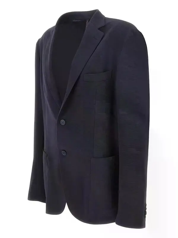 SANTANIELLO Patch-pocket Button Blazer