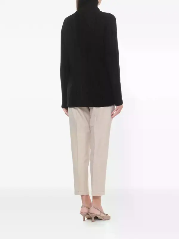 Antonelli Firenze Ribbed Roll Neck Long Sleeve Sweater