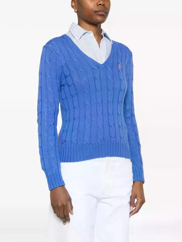 Polo Ralph Lauren Cable-knit V-neck Sweater