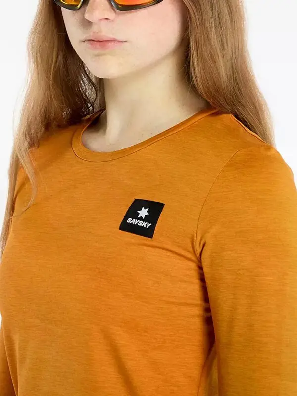 SAYSKY Reflective Logo Long-sleeve T-shirt