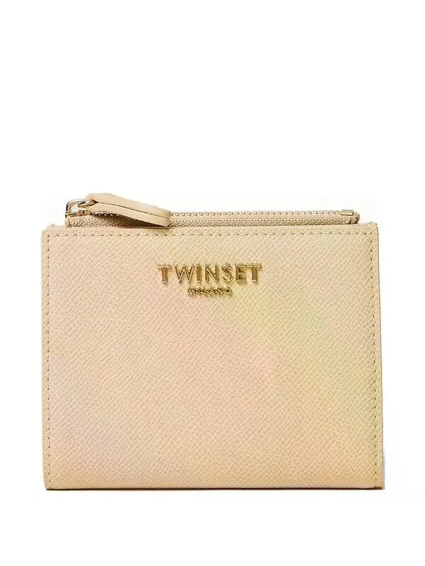 TWINSET Zip Wallet - Neutrals