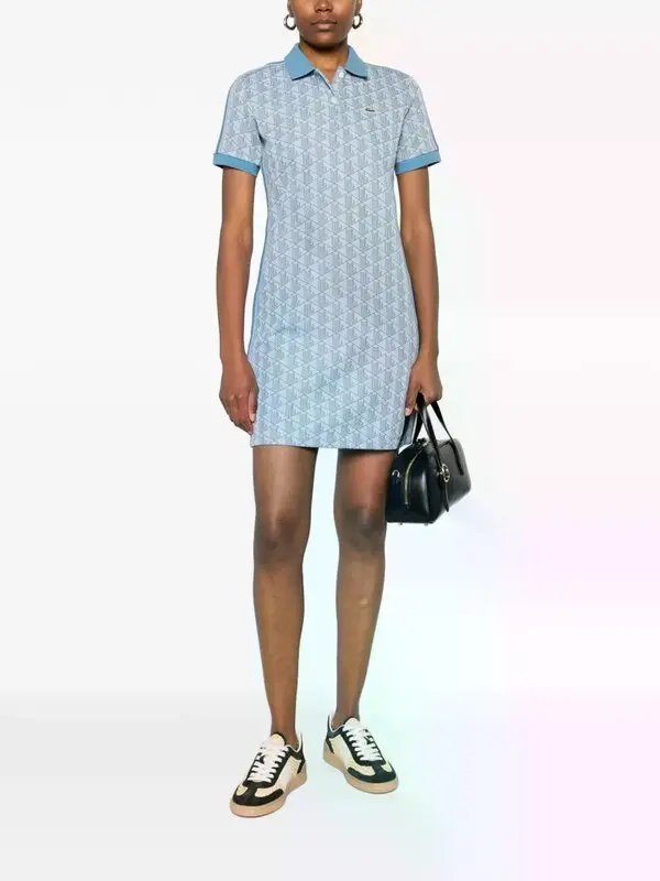 Lacoste Polo-collar Mini Dress