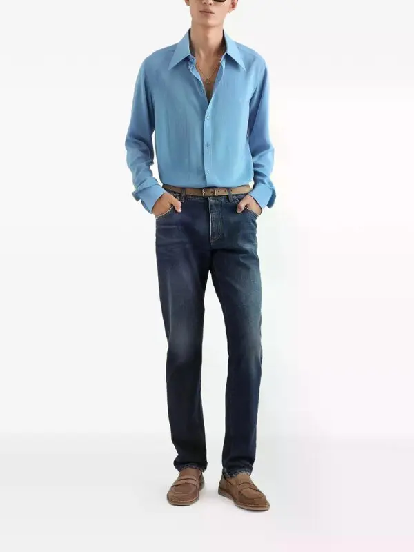 Dolce & Gabbana Logo Patch Jeans