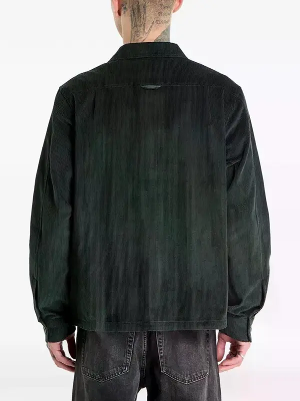 Fred Perry Corduroy Chest-pocket Shirt - Green