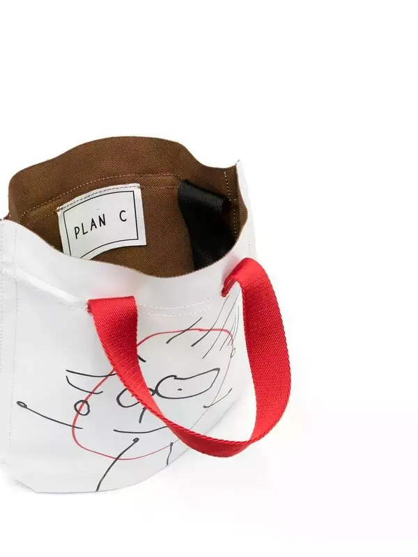 Plan C Graphic Print Tote Bag