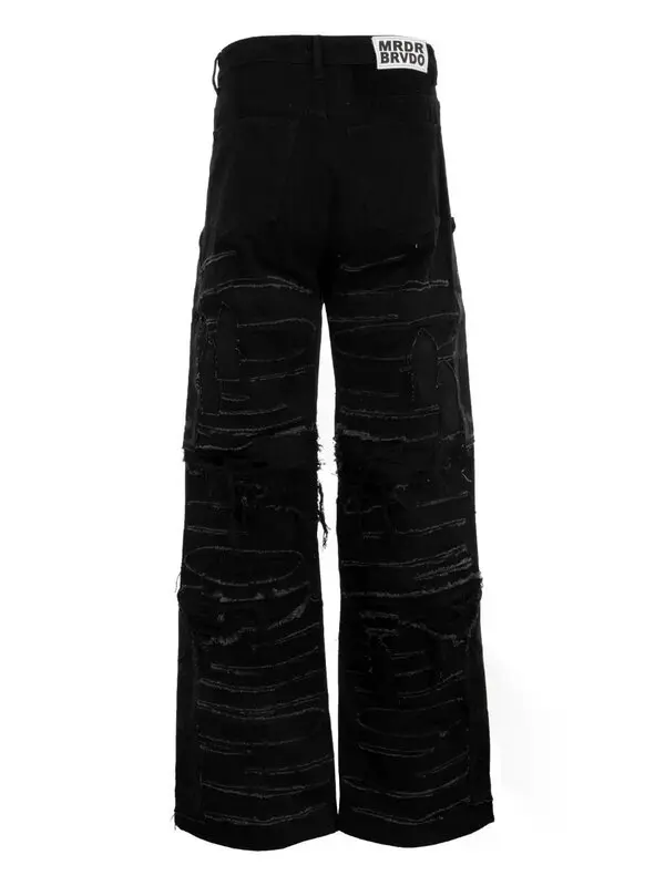 WHO DECIDES WAR Ultra Flare Windowed Jeans