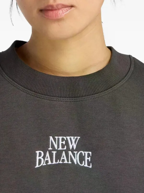 NEW BALANCE Embroidered Logo Crew Neck Sweatshirt