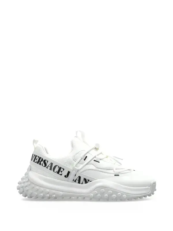 Versace Logo Lettering Lace-up Sneakers