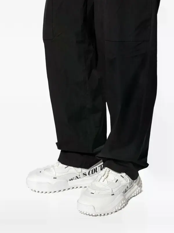 Versace Logo Lettering Lace-up Sneakers