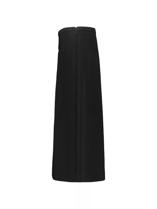 COURREGES Midi Skirt With Rear Zip Detail