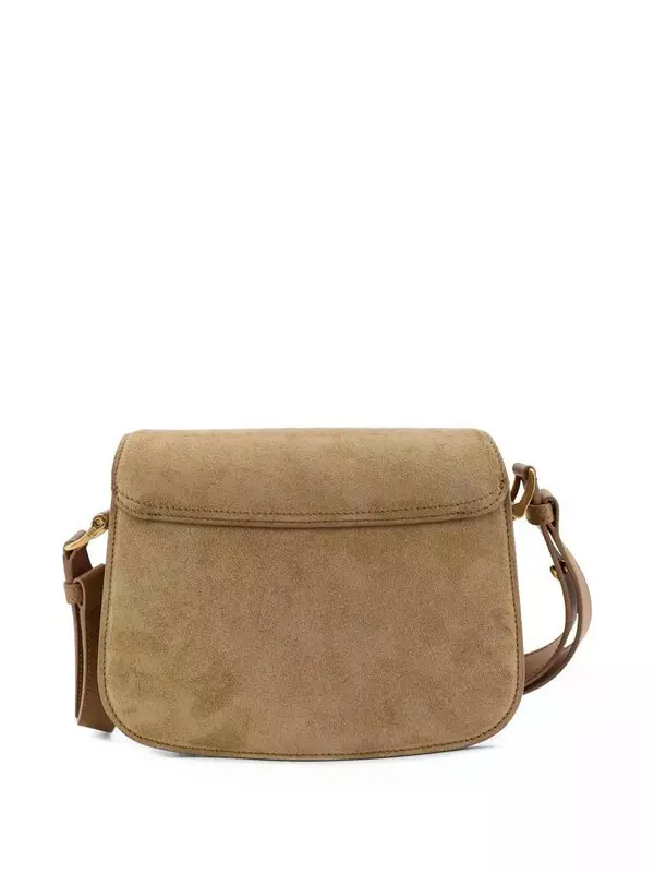 AMI Paris Heart Motif Shoulder Bag - Neutrals