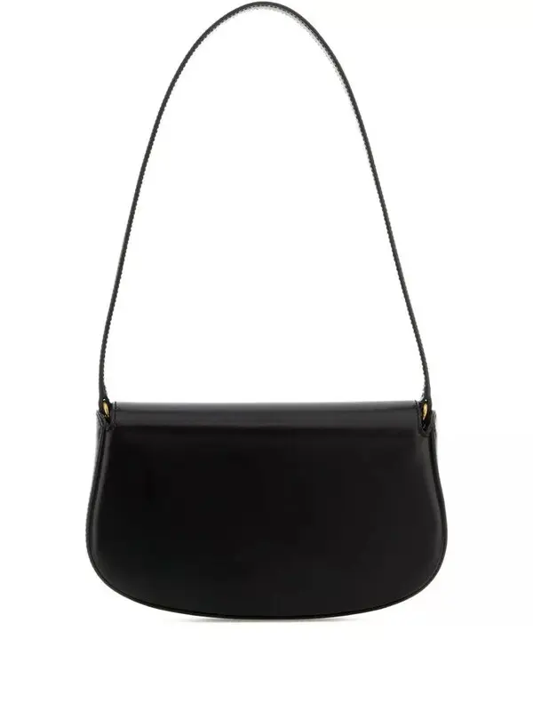 Saint Laurent Mini Voltaire Leather Shoulder Bag - Black