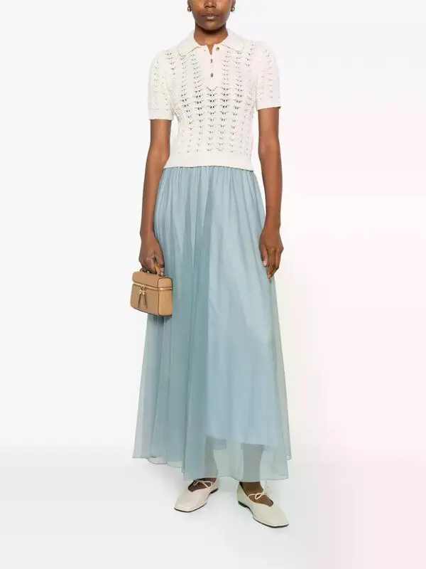 FORTE_FORTE Maxi Skirt - Blue