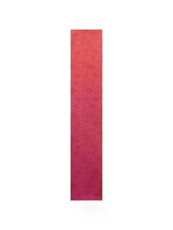 Shanghai Tang Patterned Scarf - Red