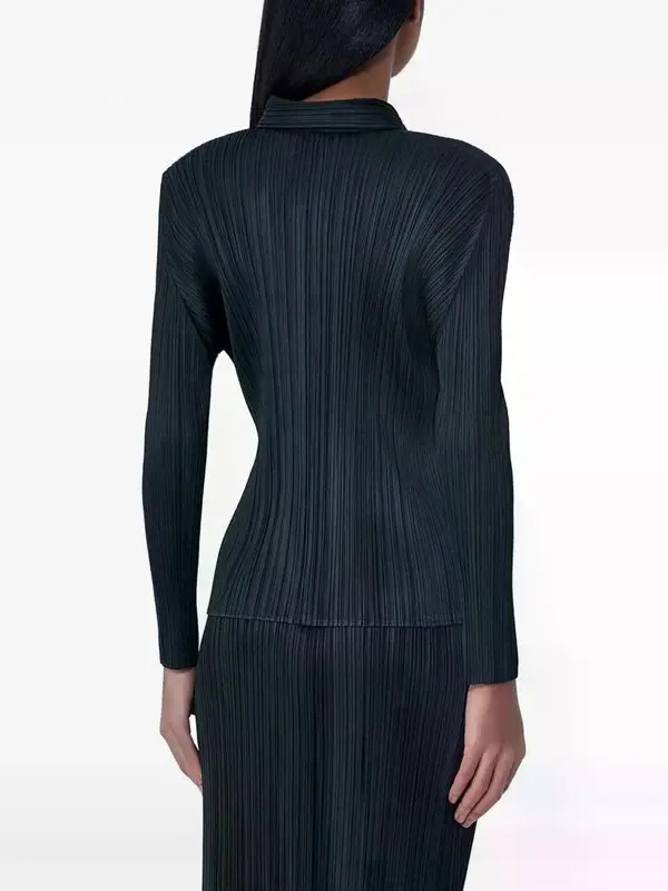 Issey Miyake Pleated Button-down Shirt