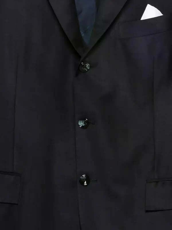 Kiton Button Suit - Blue