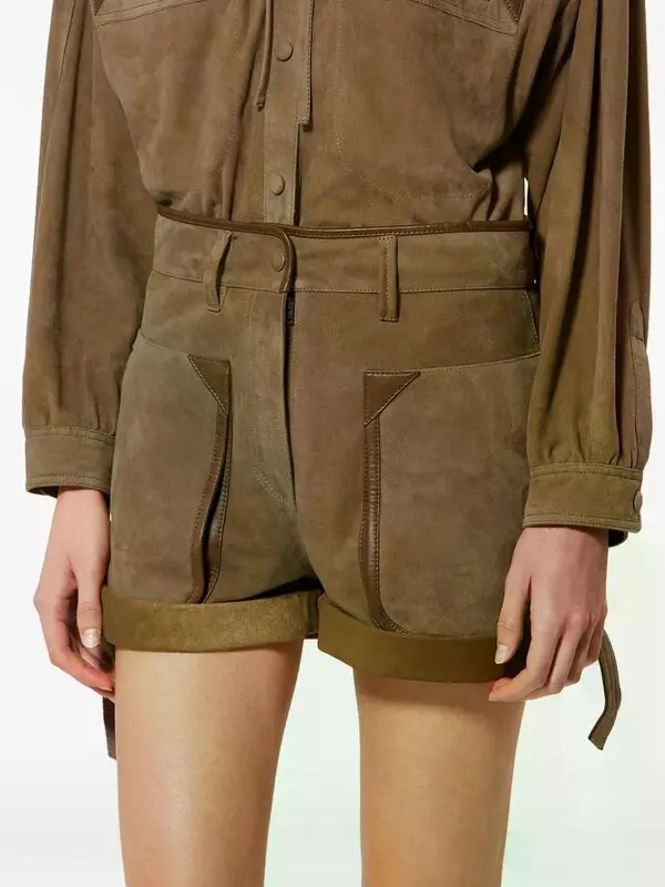Isabel Marant Étoile Suede Patch Pocket Shorts