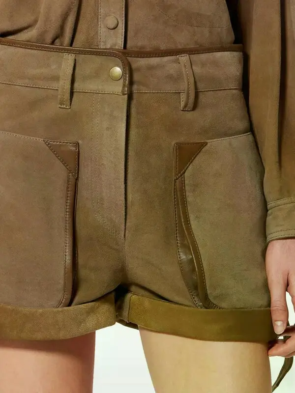 Isabel Marant Étoile Suede Patch Pocket Shorts