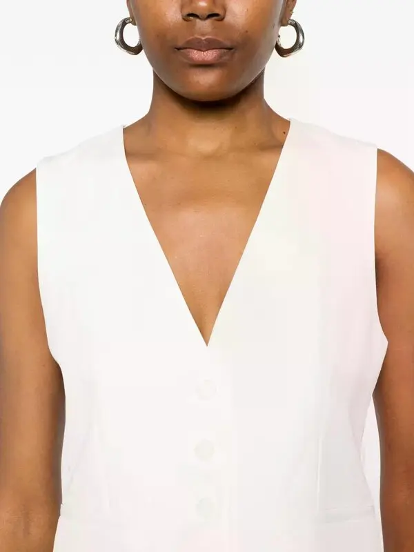 P.a.r.o.s.h Sleeveless V-neck Waistcoat