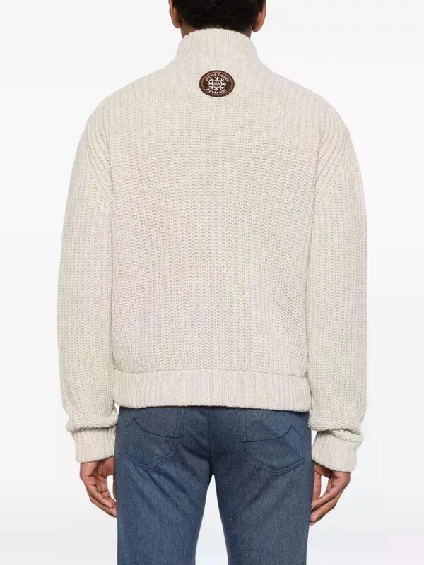 JACOB COHЁN Zip Cardigan
