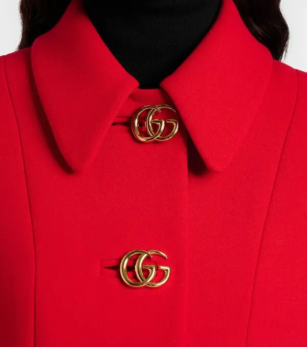 Gucci Double G Wool Coat