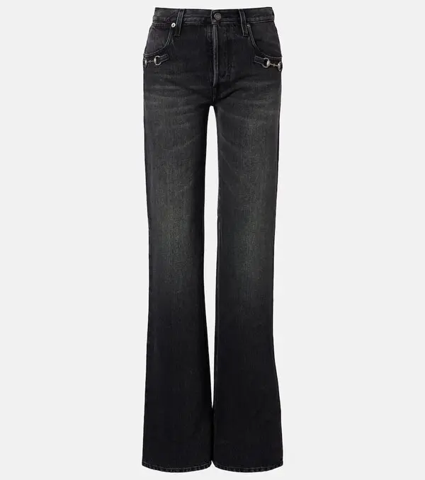 Gucci Horsebit Wide-leg Jeans