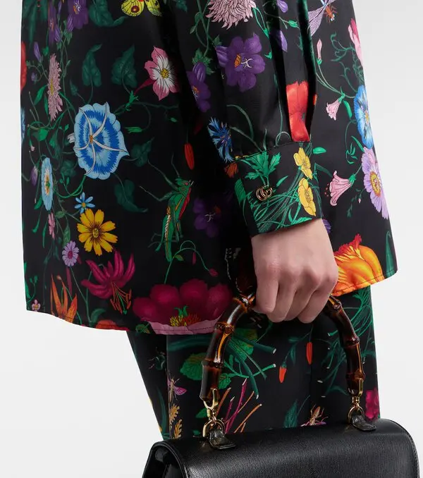 Gucci Flora Silk Twill Shirt