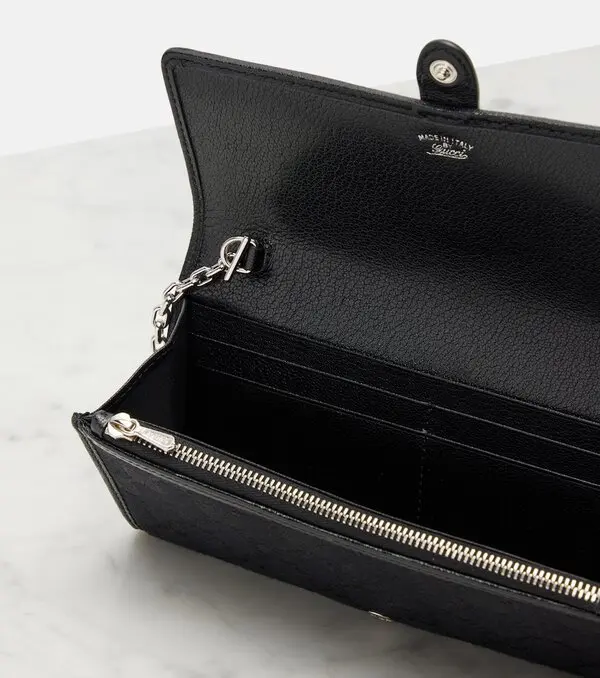 Gucci Jackie Gg Canvas Clutch