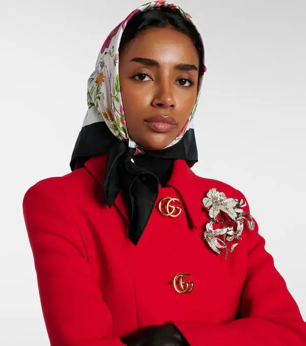 Gucci Flora Silk Twill Scarf - Multicoloured