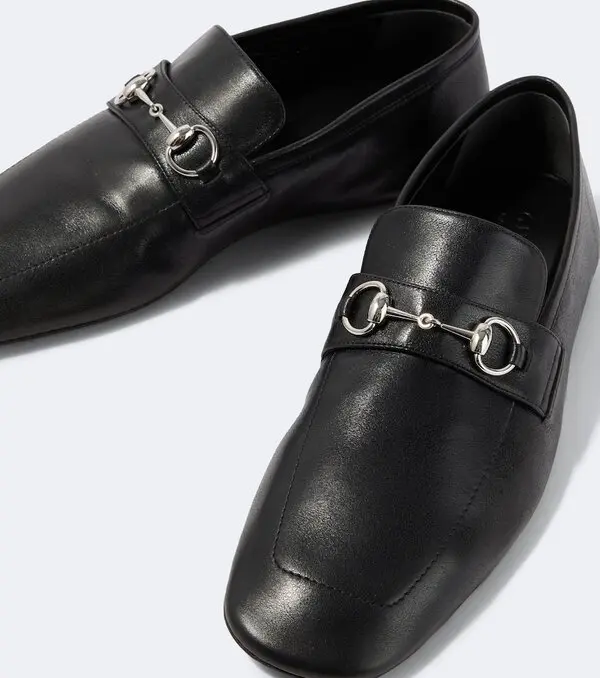 Gucci Horsebit Leather Loafers