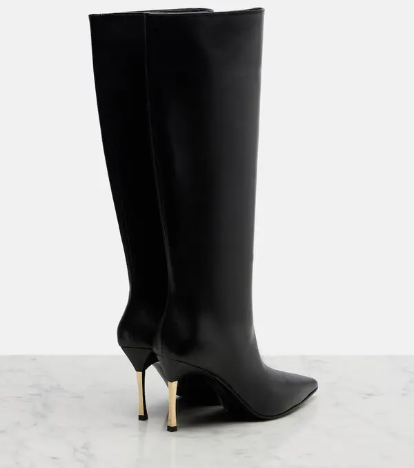 Gucci Bombshell Leather Knee-high Boots
