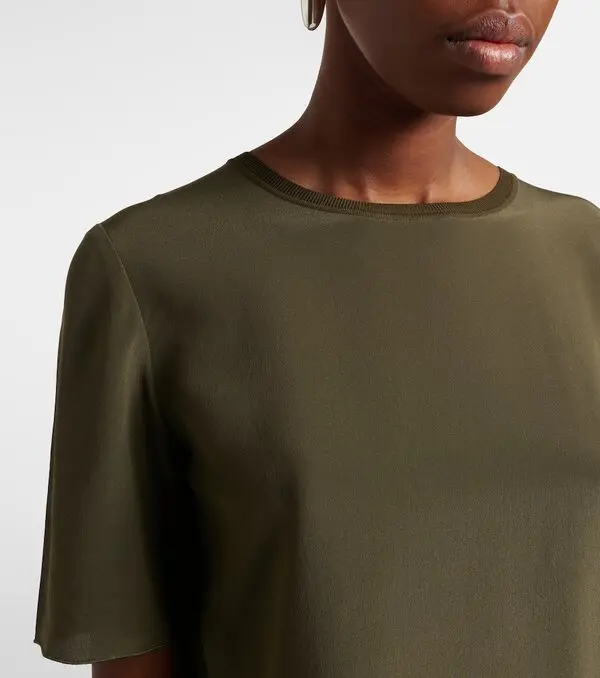 JOSEPH Rubin Silk Crepe T-shirt