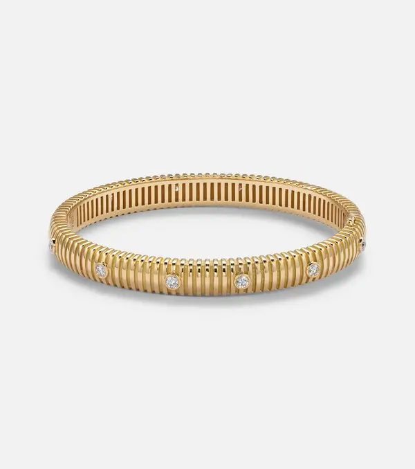 PAMELA ZAMORE Clio 18kt And Diamond Bracelet - Gold