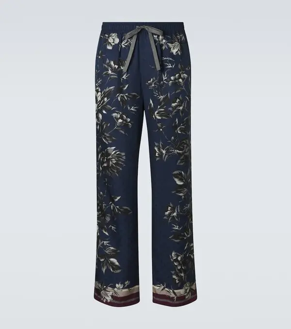 Dolce & Gabbana Striped Wide-leg Pants