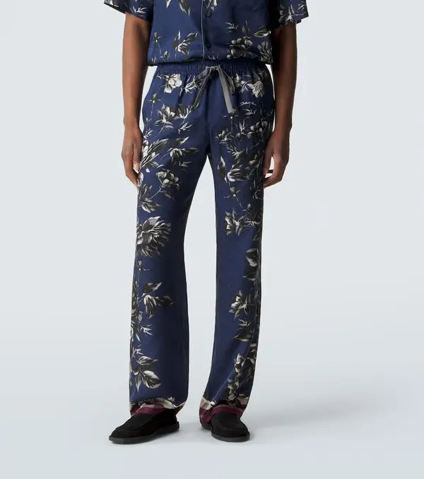 Dolce & Gabbana Striped Wide-leg Pants