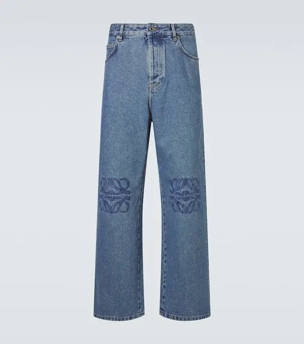 Loewe Anagram Straight Leg Jeans