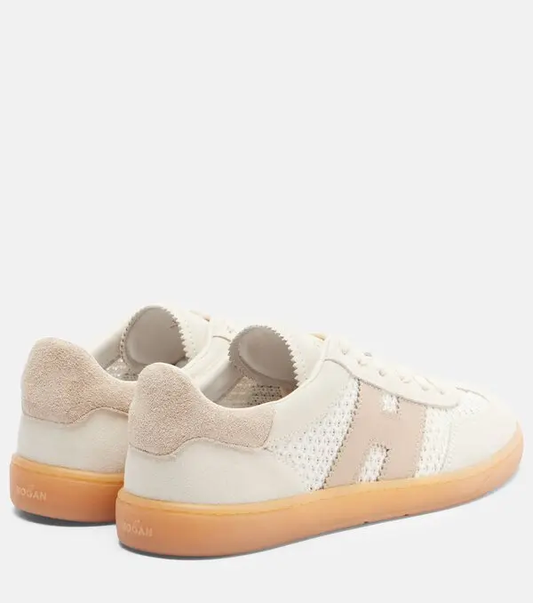 Hogan Suede And Fabric Sneakers