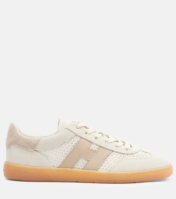 Hogan Suede And Fabric Sneakers