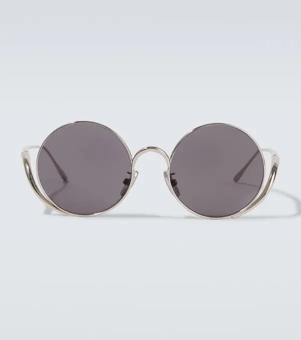 Loewe Signature Round Sunglasses - Silver