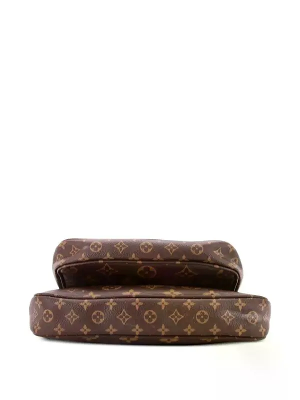 LOUIS VUITTON Multi Pochette Accessoires Monogram Canvas Crossbody Bag - Brown