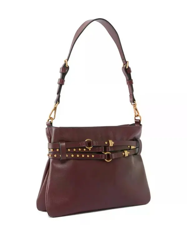 Pinko Small Studded-belt Shoulder Bag - Red