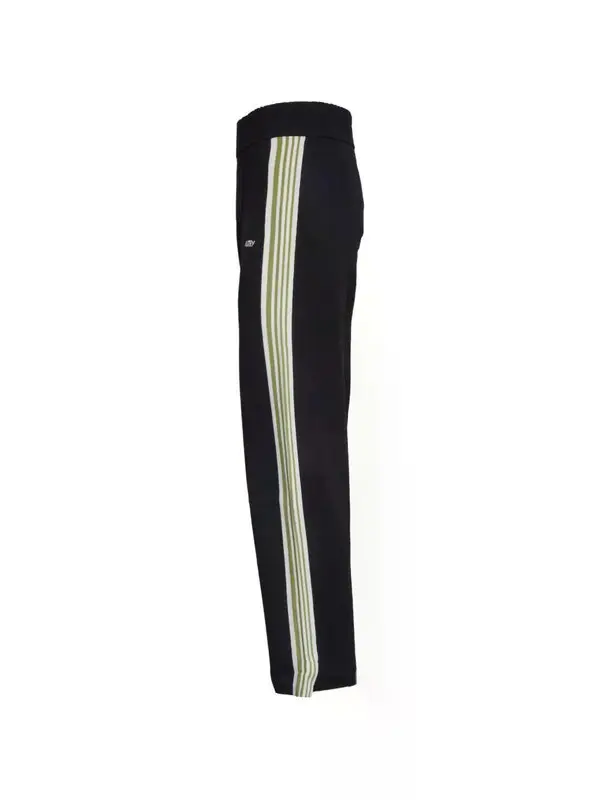 AUTRY Side-stripe Track Pants - Black