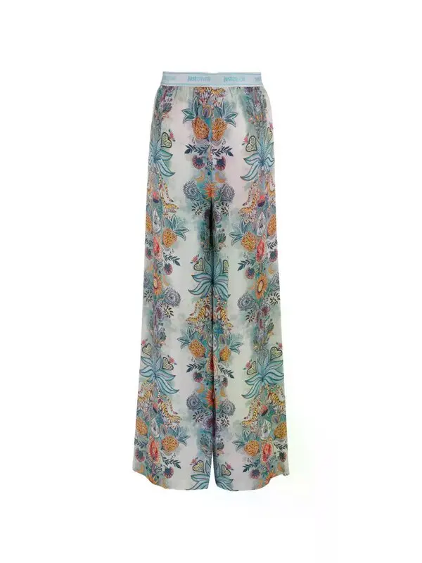 Just Cavalli Printed Trousers - Blue