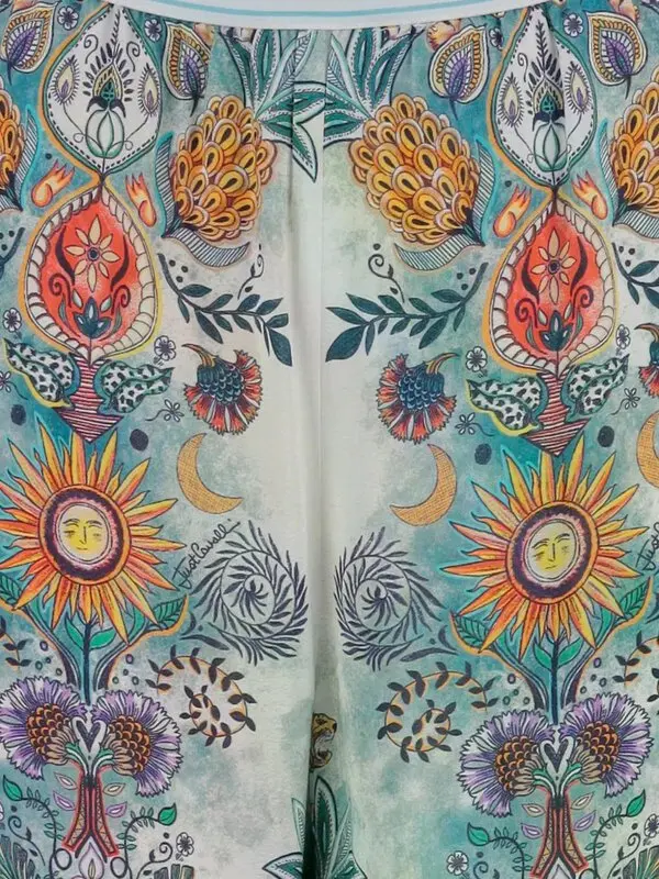 Just Cavalli Printed Trousers - Blue