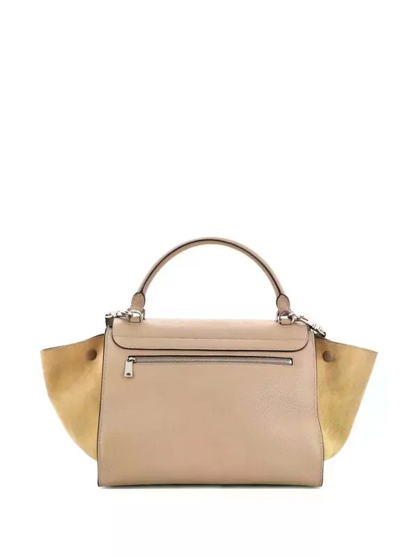 Celine Trapeze Satchel Medium Leather - Neutrals