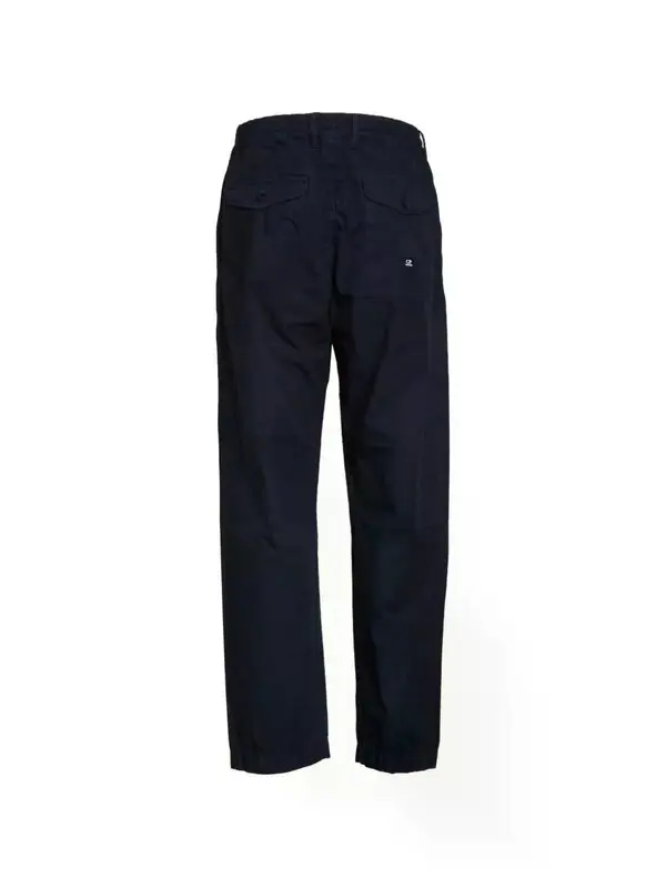 C.P. COMPANY Button Zip Trousers - Blue