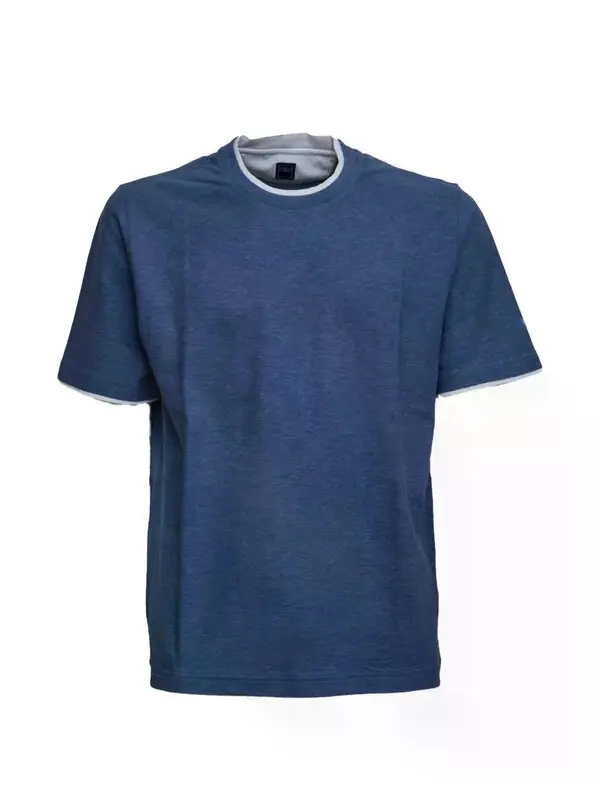 Fedeli Crew-neck T-shirt - Blue