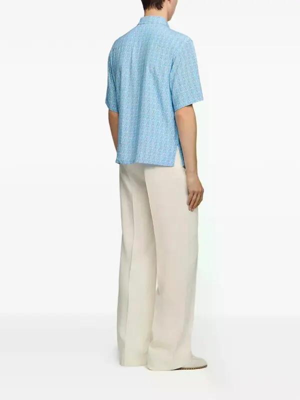 Sandro Link Print Loose-fit Shirt