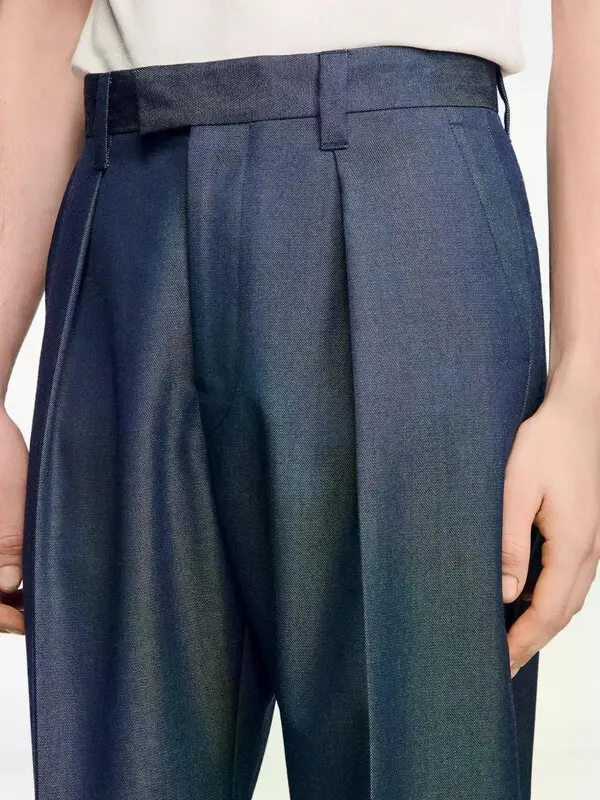 Sandro Pleated Loose Fit Trousers