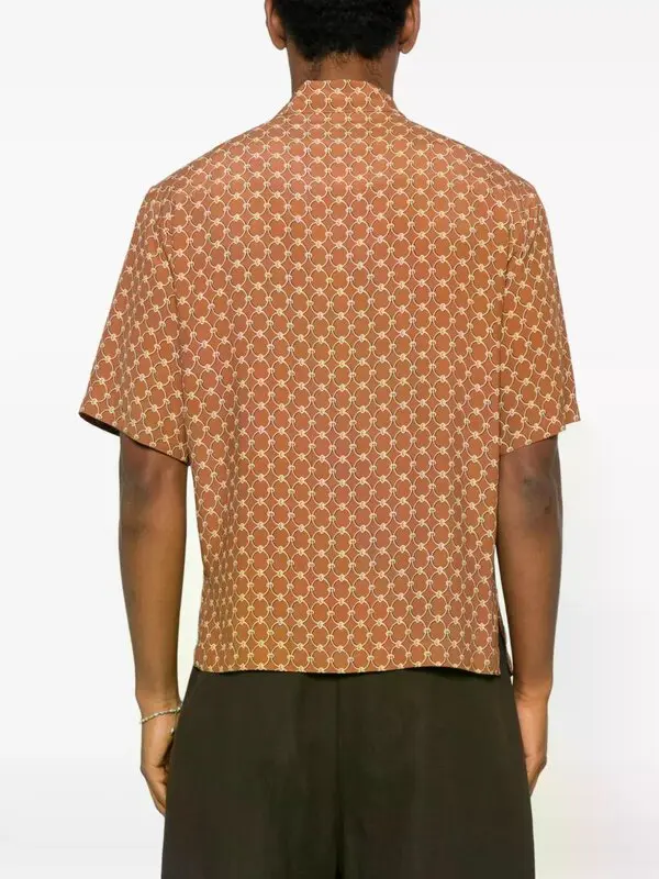 Sandro Link Print Loose-fit Shirt